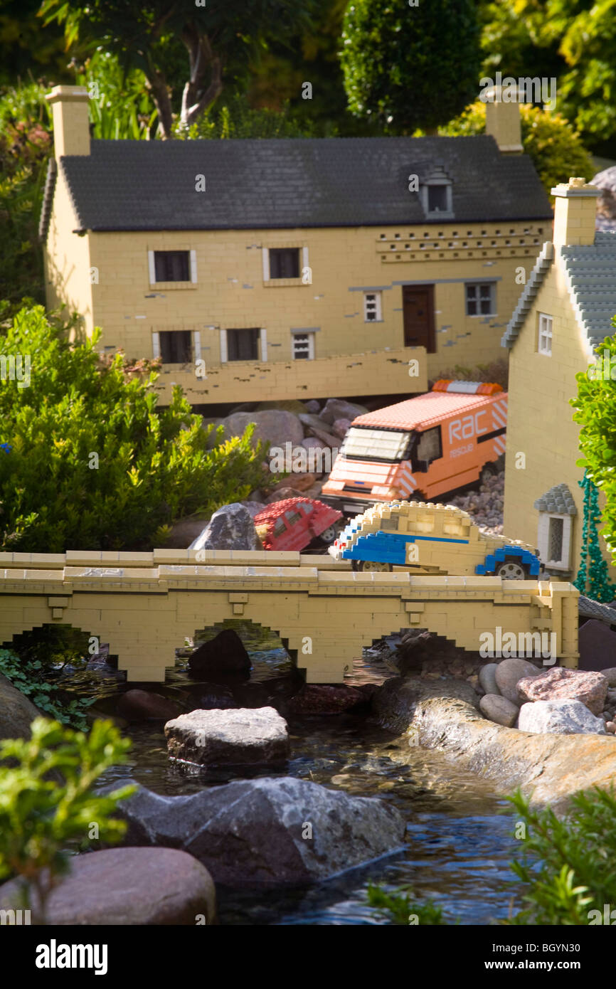 Lego breakdown recovery, Legoland Windsor Stock Photo - Alamy