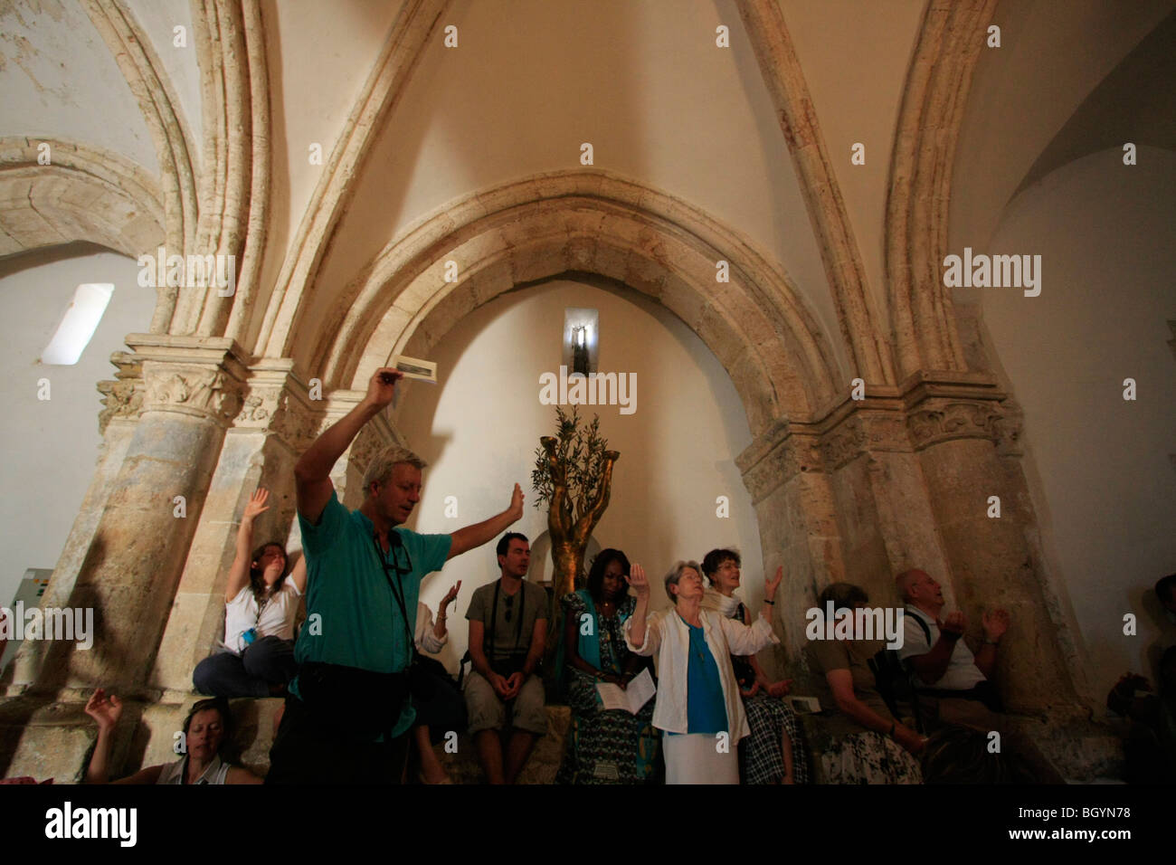 The coenaculum on mount zion hi-res stock photography and images - Alamy