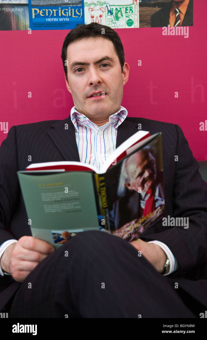 Jason Walford Davies editor of book on RS Thomas pictured at Hay ...
