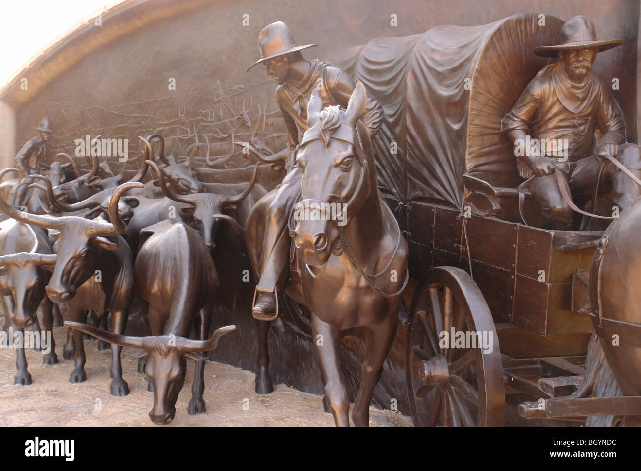 Duncan, OK, Oklahoma, Chisholm Trail Heritage Center, cattle drive ...