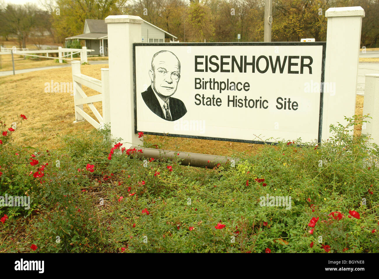 Denison, TX, Texas, Eisenhower Birthplace State Historic Site Stock ...