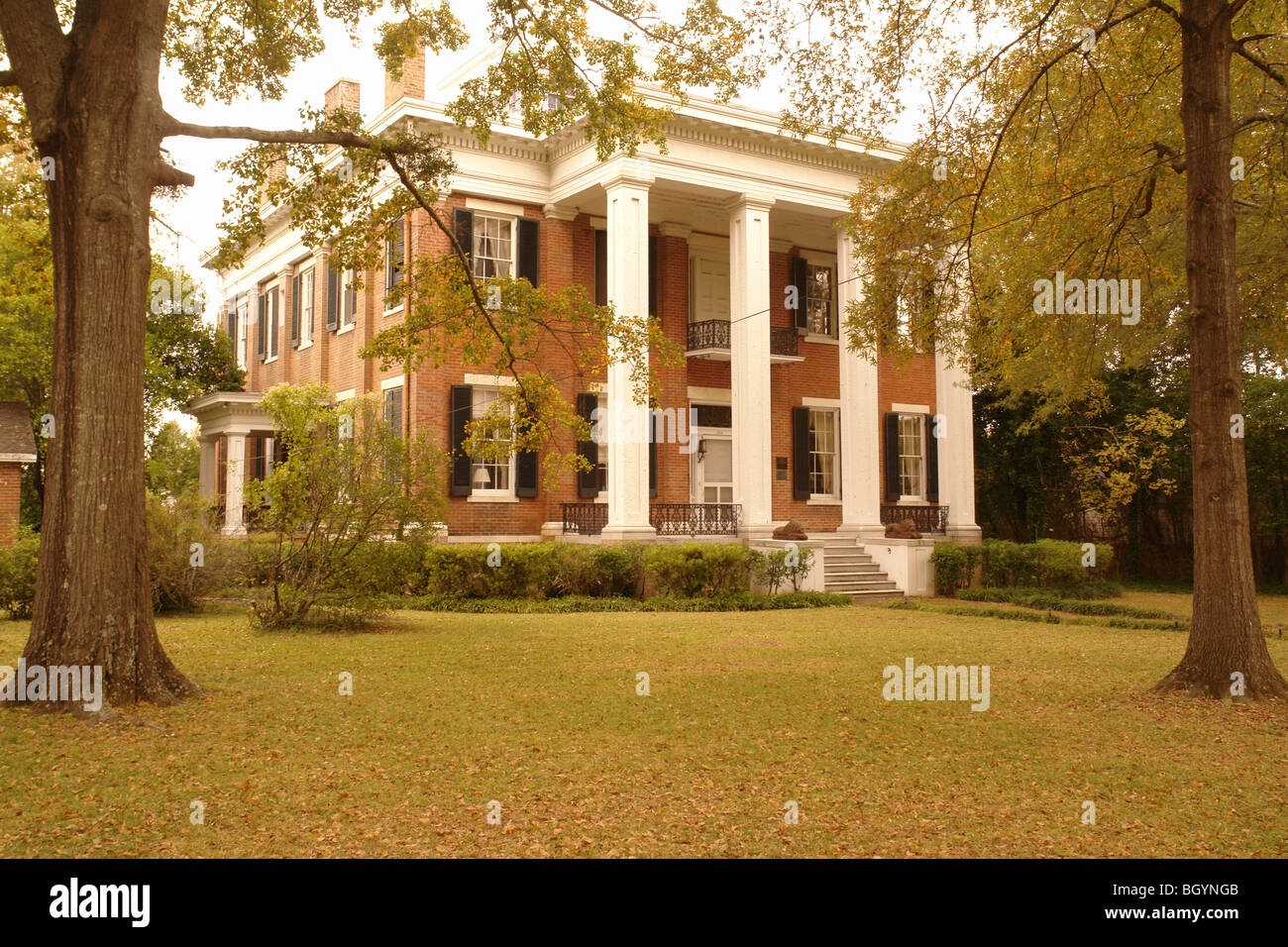 Columbus, MS, Mississippi, Antebellum House Stock Photo - Alamy