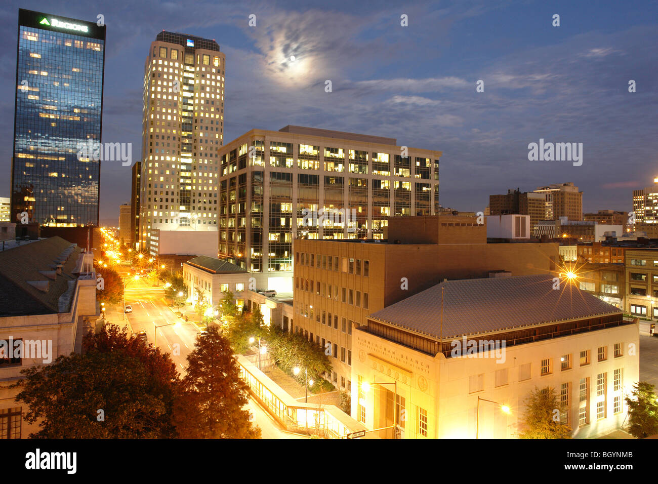 Birmingham alabama aerial hi-res stock photography and images - Alamy