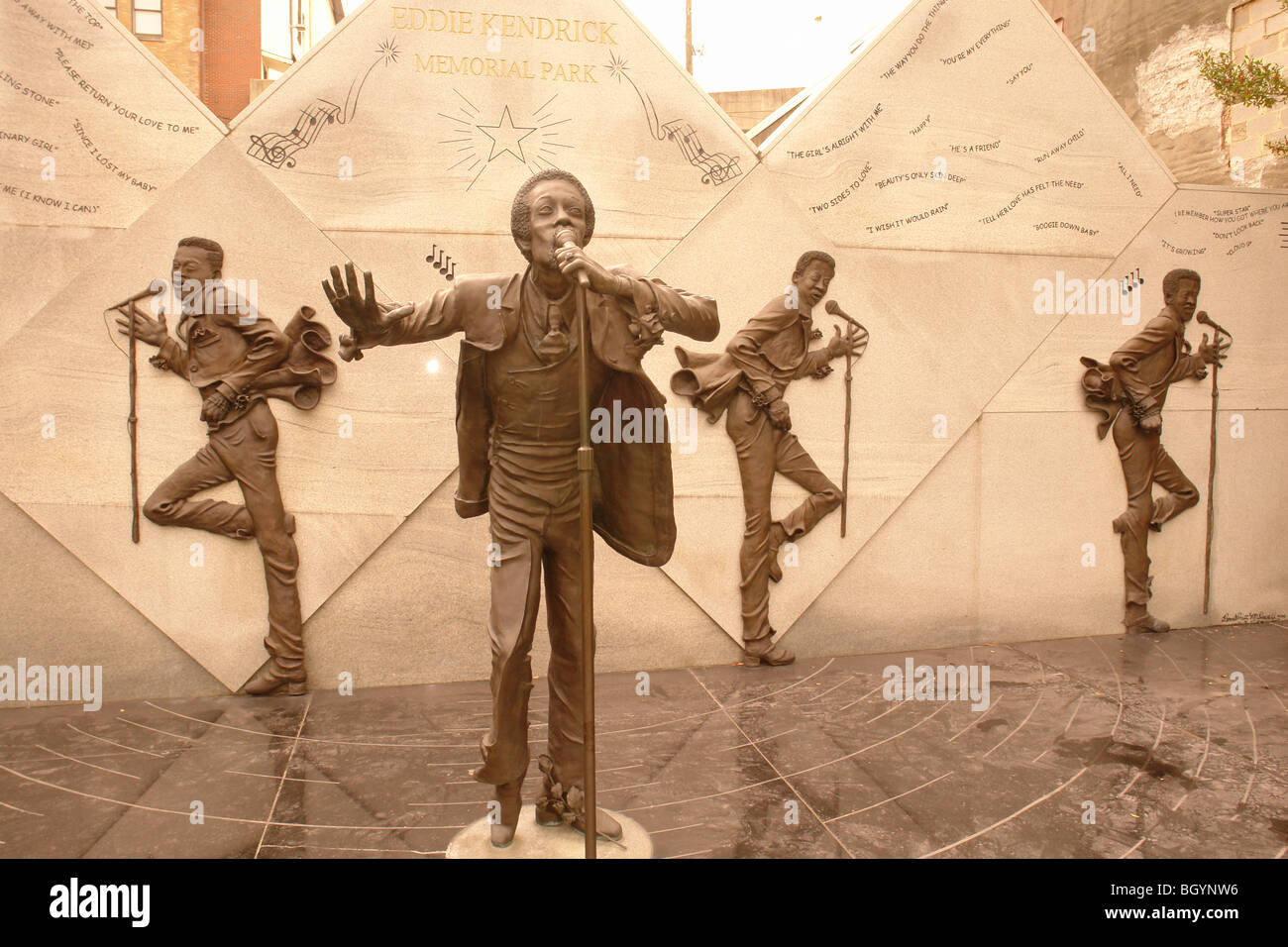 Birmingham, Al, Alabama, Downtown, Eddie Kendrick Memorial Park, Lead ...