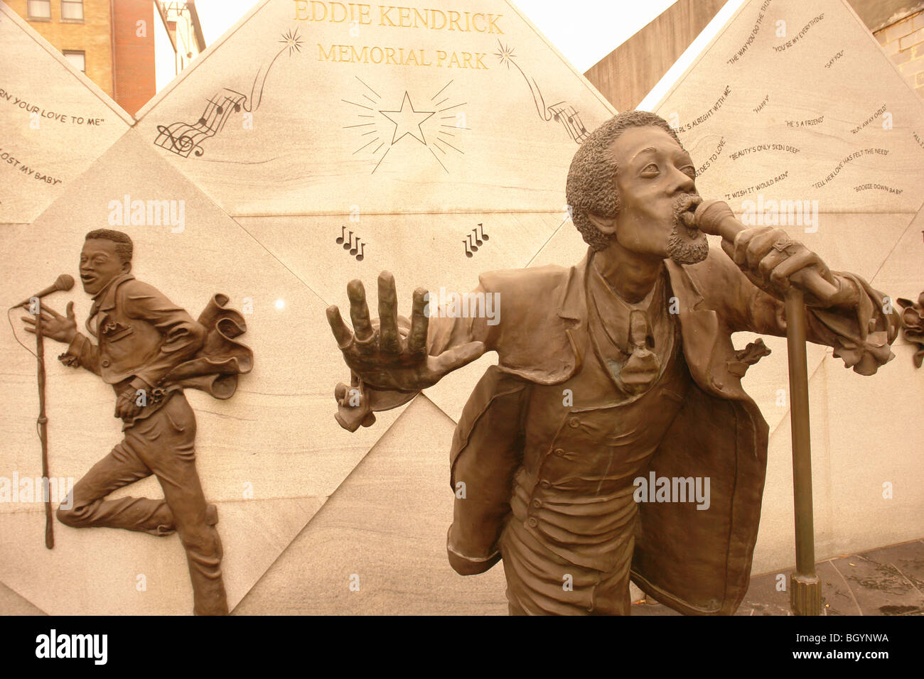 Birmingham, Al, Alabama, Downtown, Eddie Kendrick Memorial Park, Lead ...