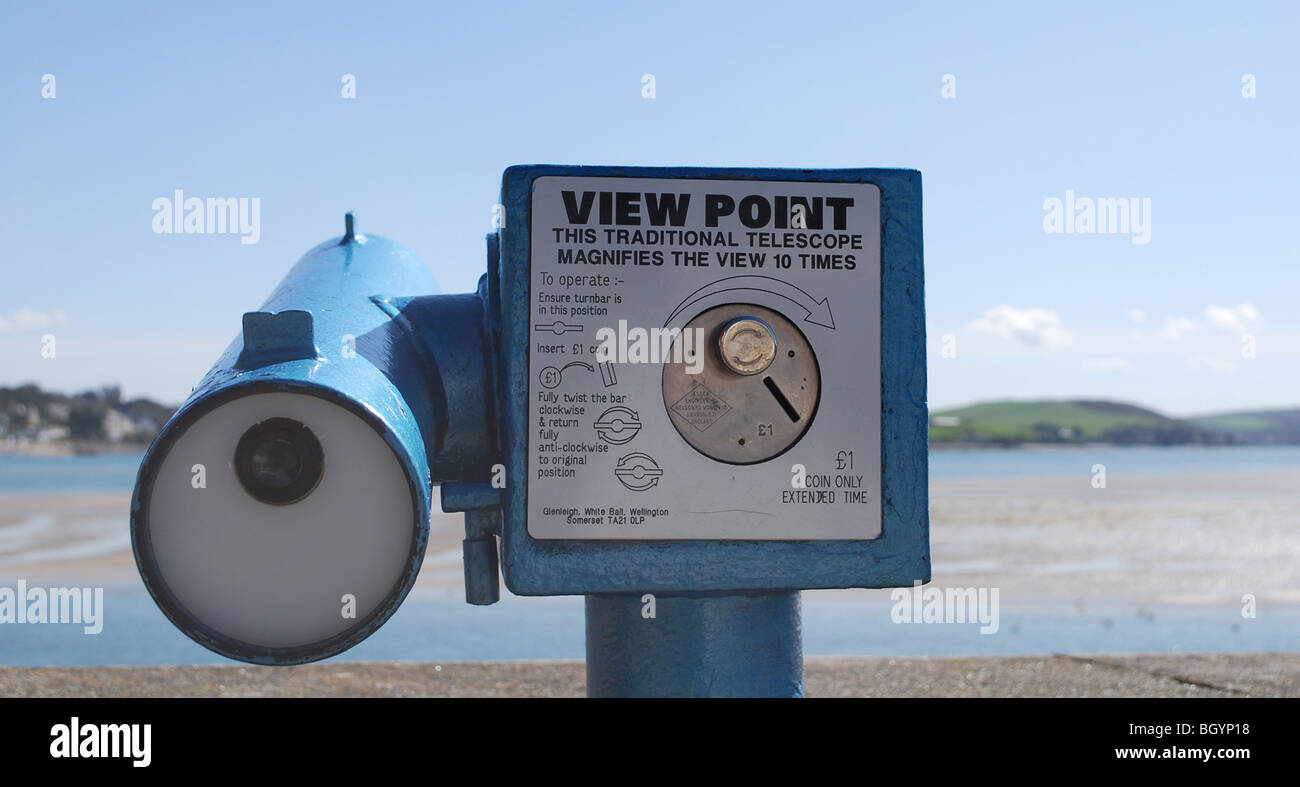 Looking At The Cornish View Stock Photo - Alamy