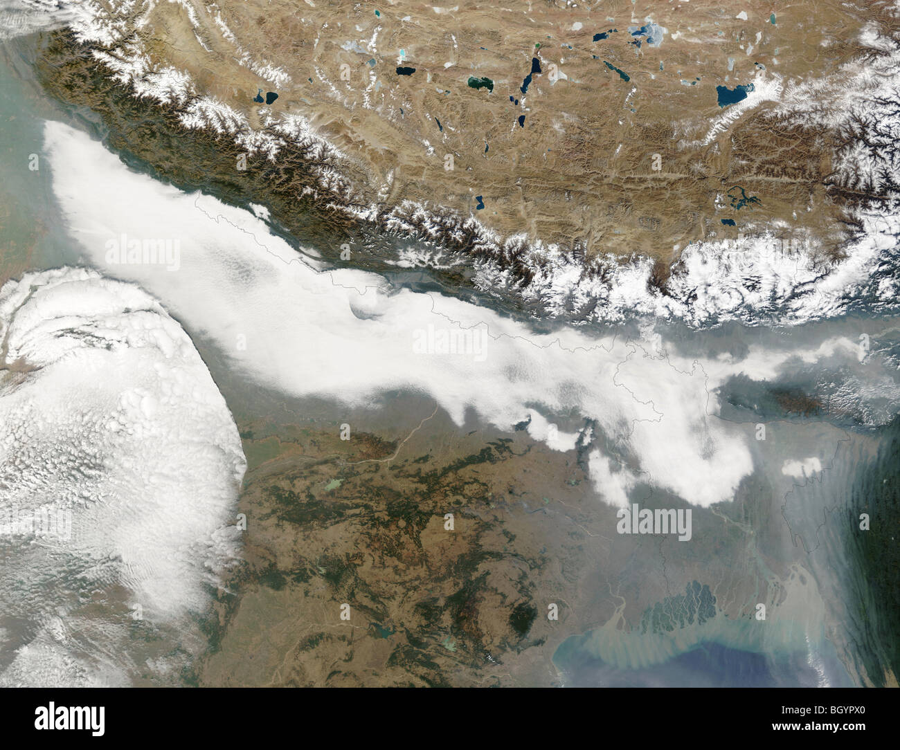 Haze and smog in Northern India and Bangladesh Satellite: Terra/ credit ...