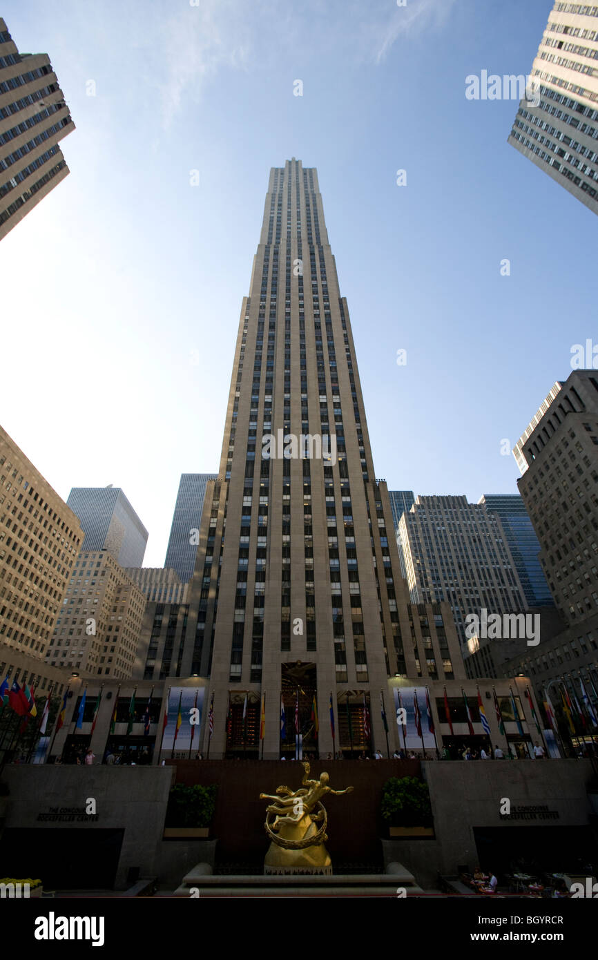 The Rockefeller Center, New York City, USA Stock Photo - Alamy