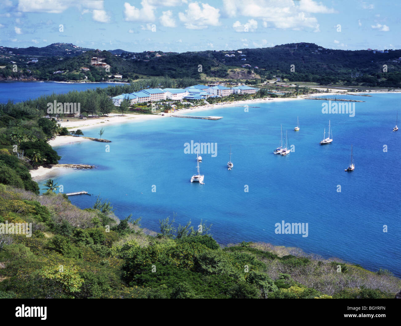 Pigeon Island, Rodney Bay, St Lucia Stock Photo - Alamy