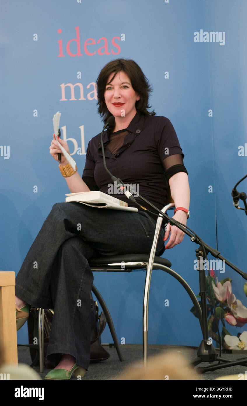 Novelist MJ Hyland pictured at Hay Festival 2009 Stock Photo - Alamy