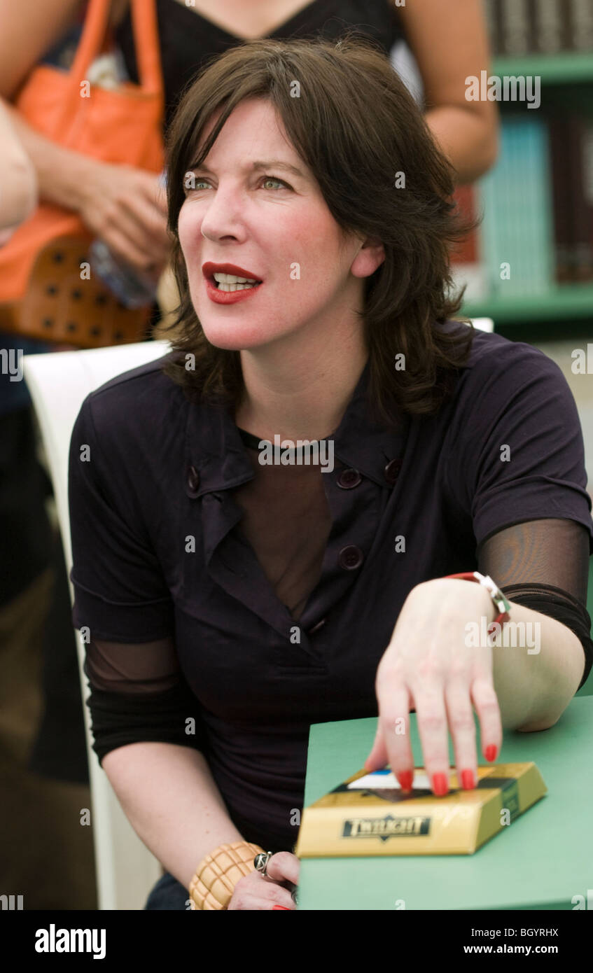 Novelist MJ Hyland pictured at Hay Festival 2009 Stock Photo - Alamy