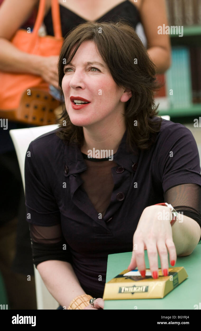 Novelist MJ Hyland pictured at Hay Festival 2009 Stock Photo - Alamy
