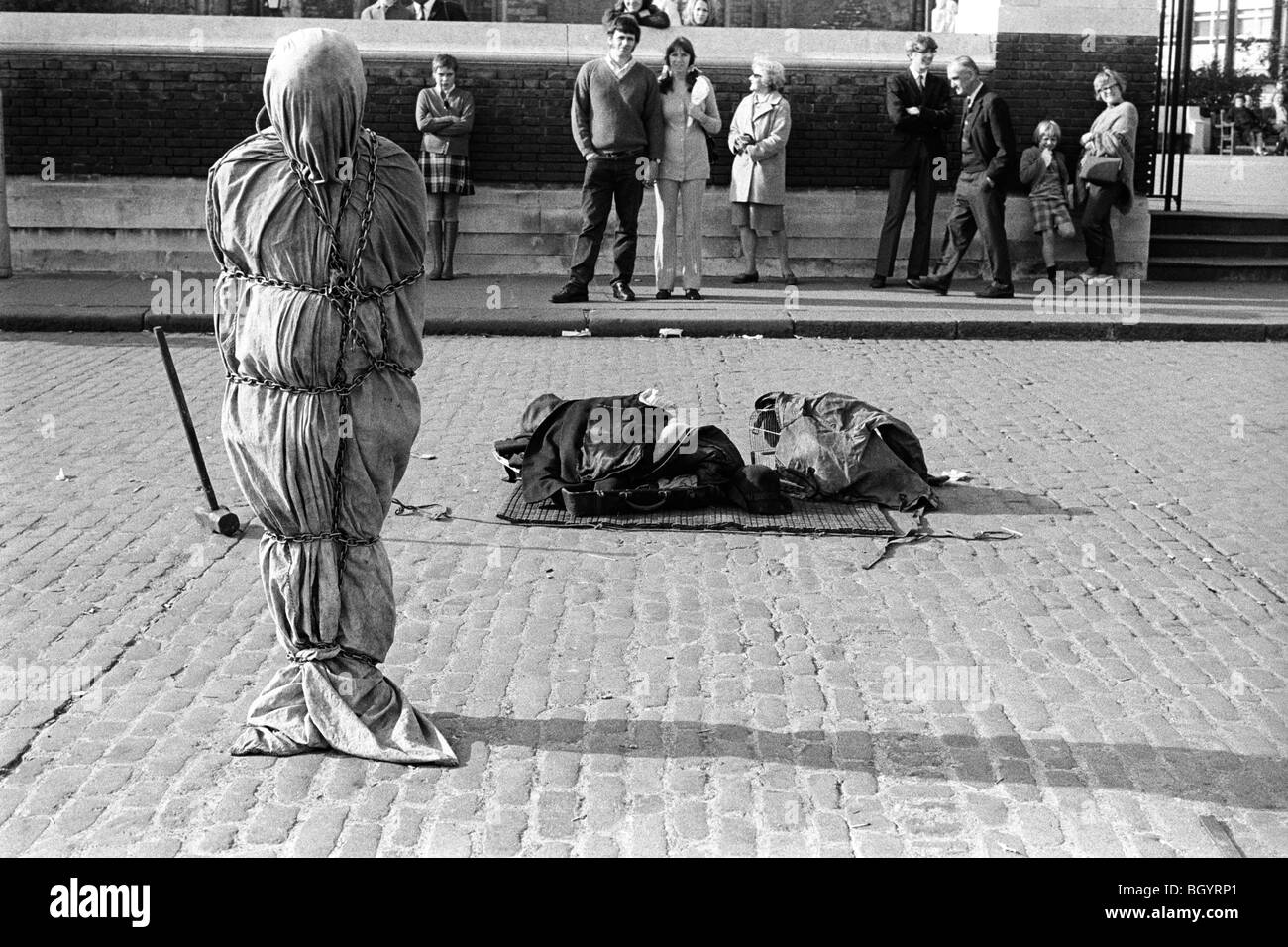 Johnny Eagle the famous gypsy strongman, showman and escapologist ...