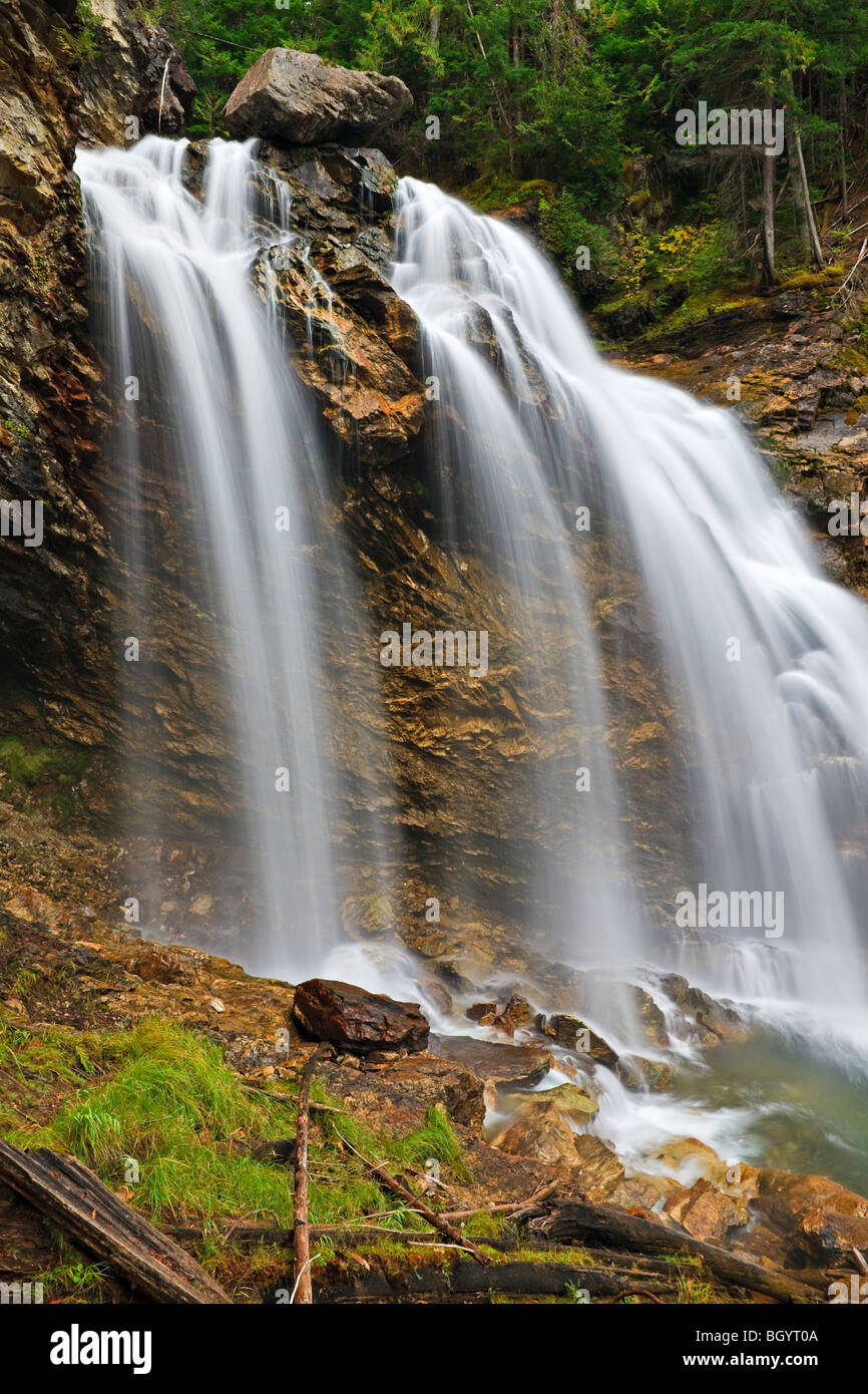 Rainbow Falls in Monashee Provincial Park, Okanagan, British Columbia ...