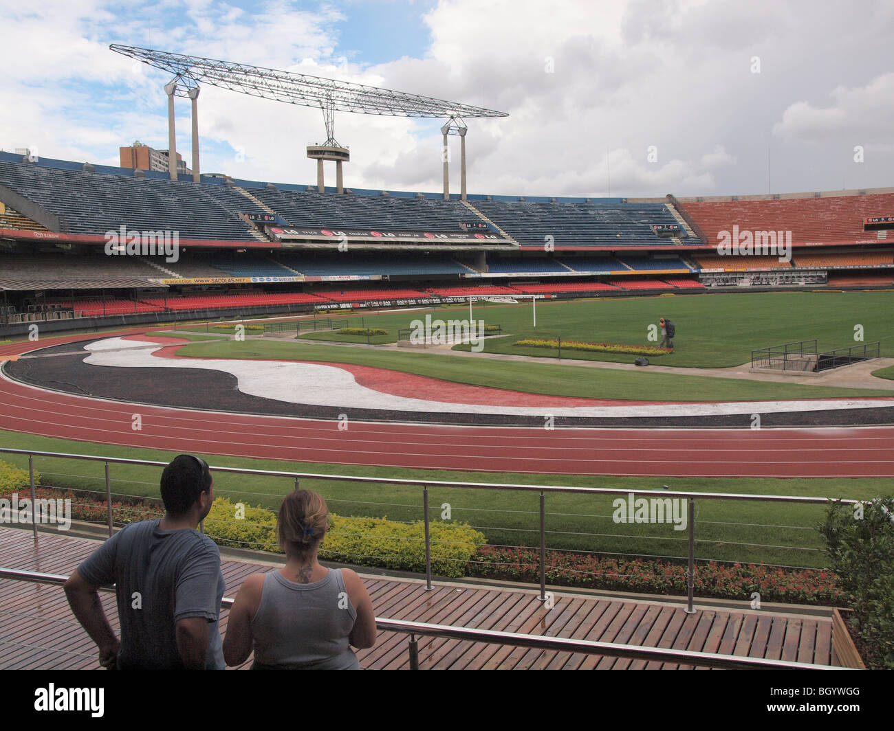 Morumbi football stadium in Sao Paulo which will be used for the World ...