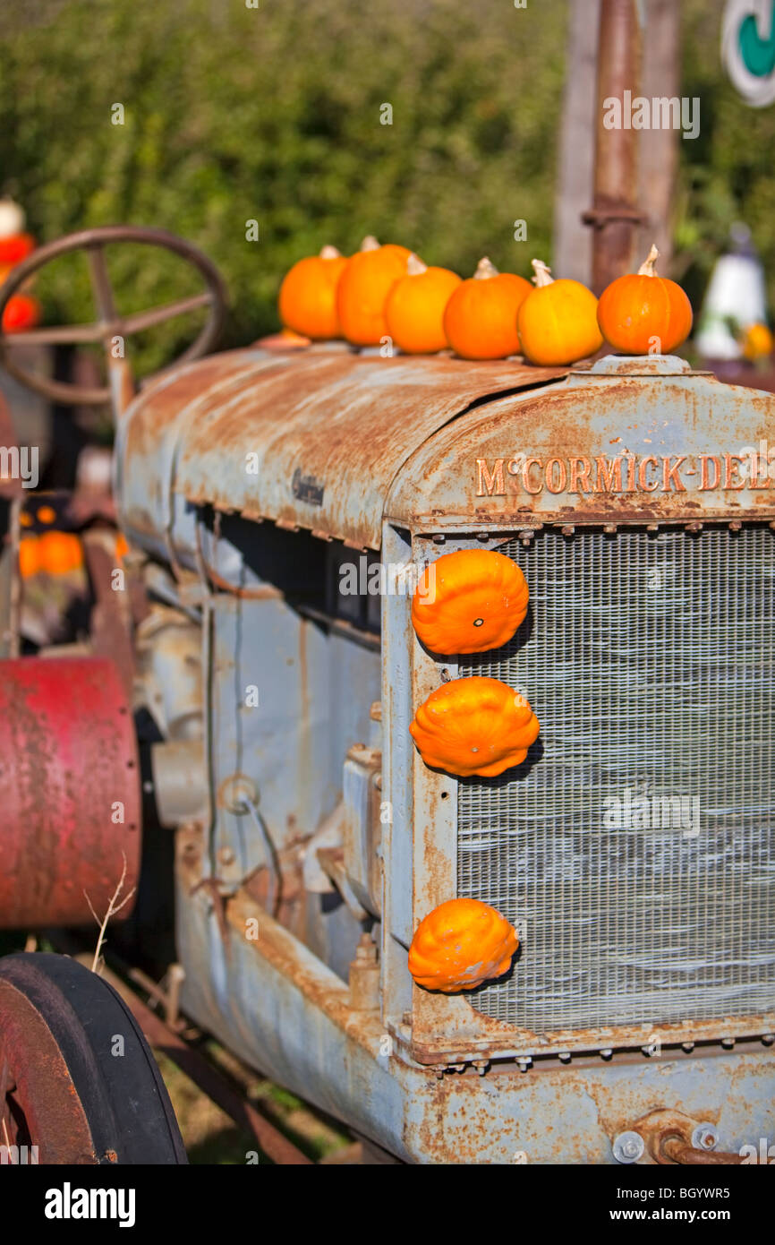 Vintage Tractor Display High Resolution Stock Photography and Images ...