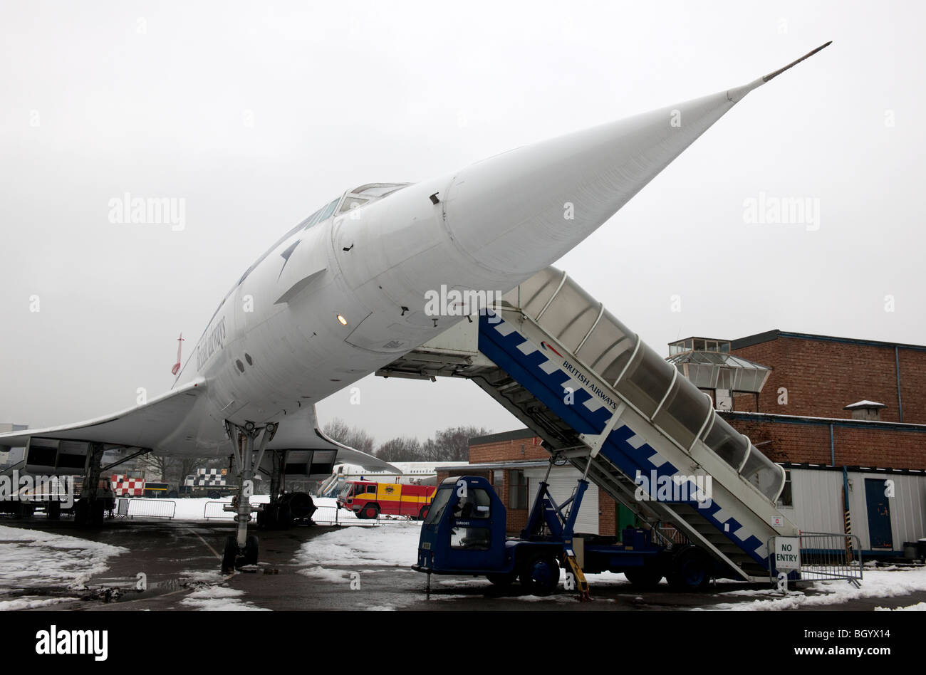 Concorde 202 exhibited at Brooklands Museum Weybridge Surrey - 1 Stock ...