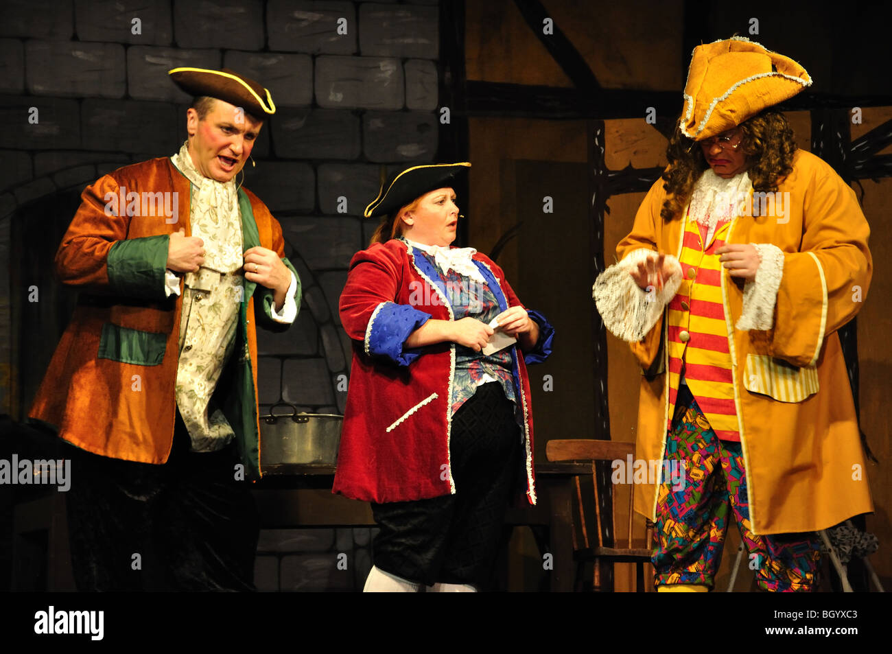 The Brokers men, Cinderella Christmas pantomime, Hounslow, Greater ...