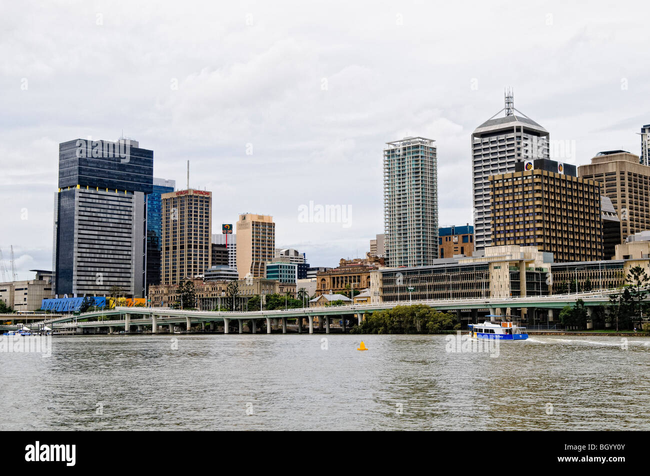 Brisbane city skyline river hi-res stock photography and images - Alamy