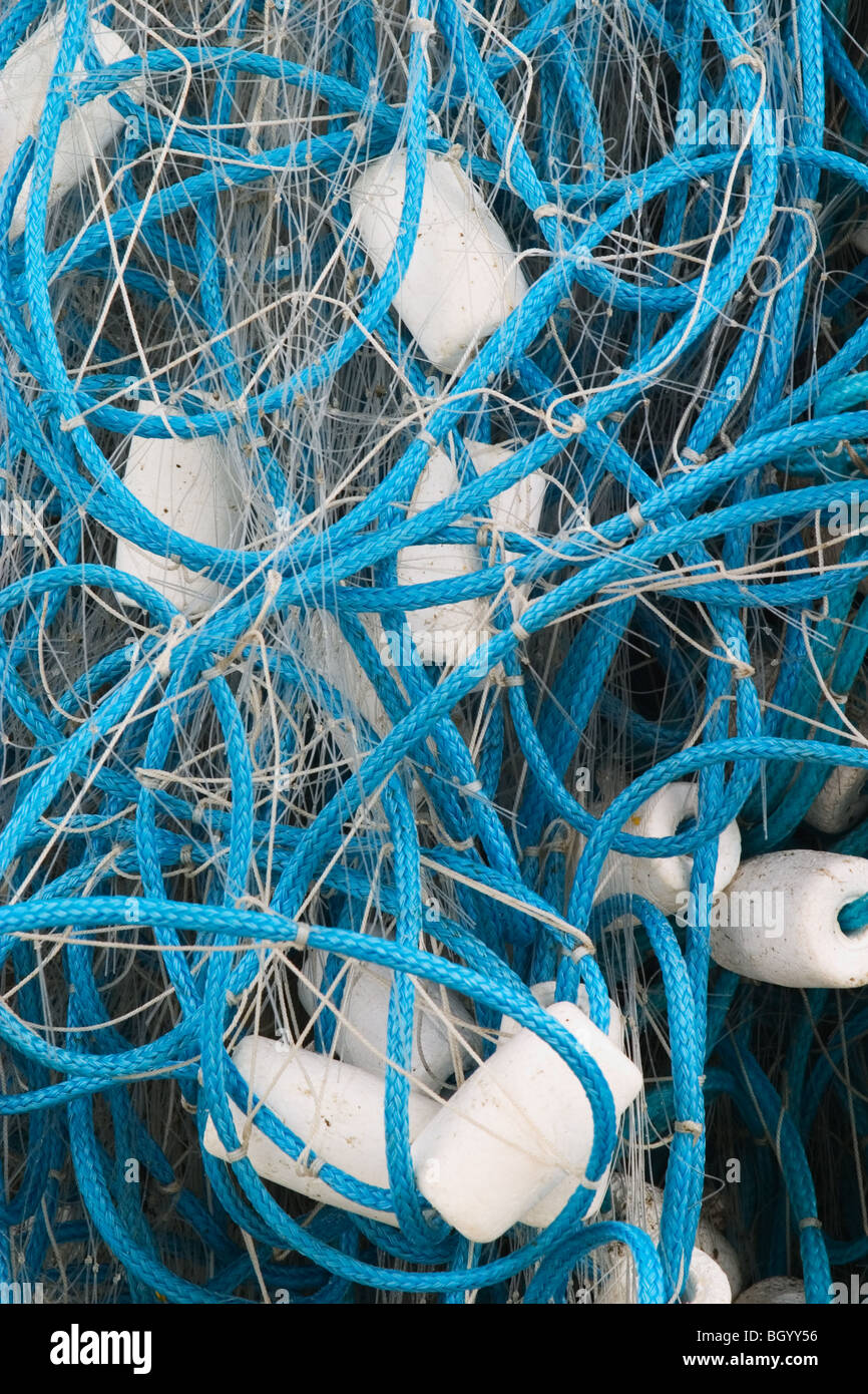 Fishing nets at local fish market in Rio de Janeiro, Brazil Stock Photo ...