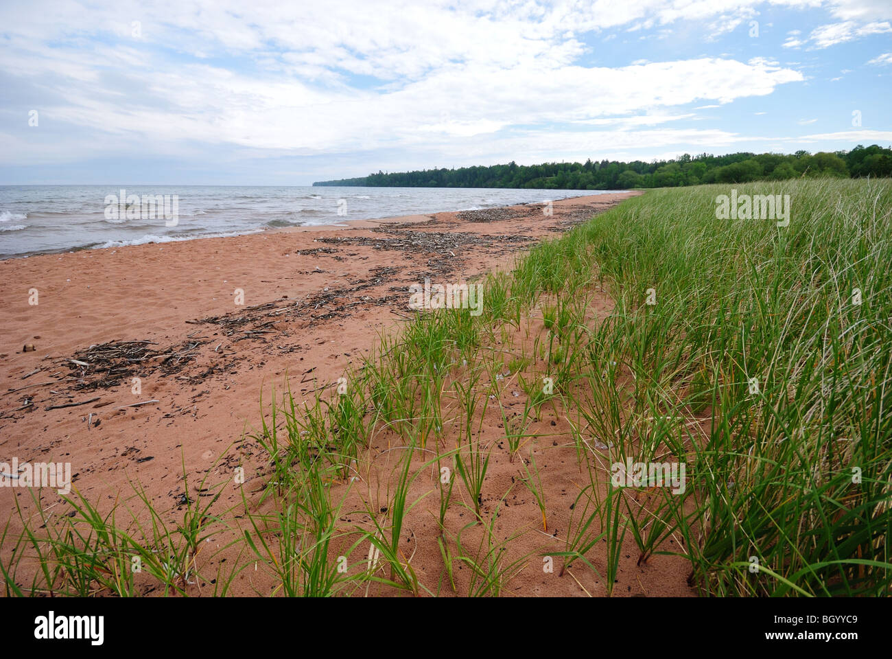 Cornucopia Wisconsin Lake Superior beach Stock Photo - Alamy