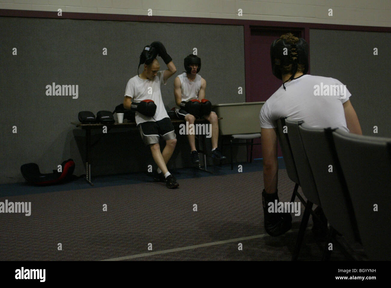 Christian boxers at the Southside Christian Church Stock Photo - Alamy