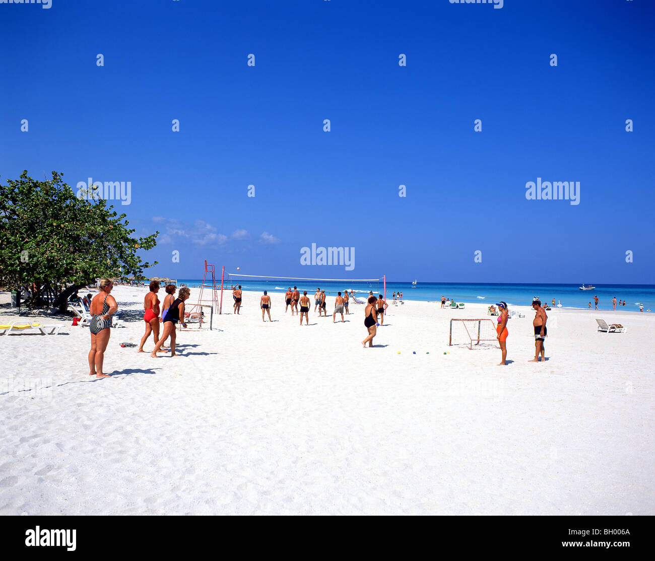 Tropical Beach, Varadero, Matanzas, Republic of Cuba Stock Photo - Alamy