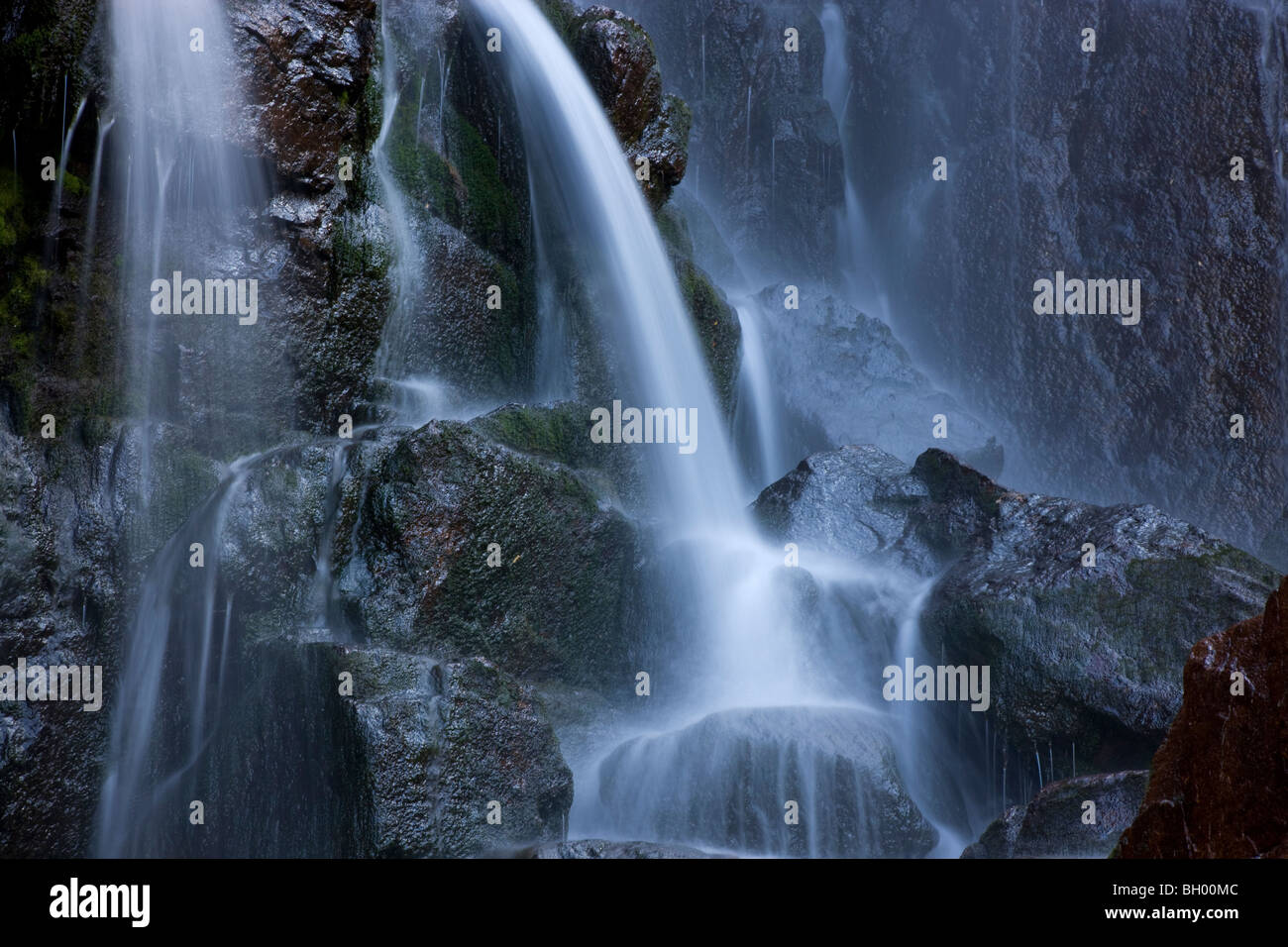 Timberline Falls, Rocky Mountain National Park, Colorado Stock Photo ...