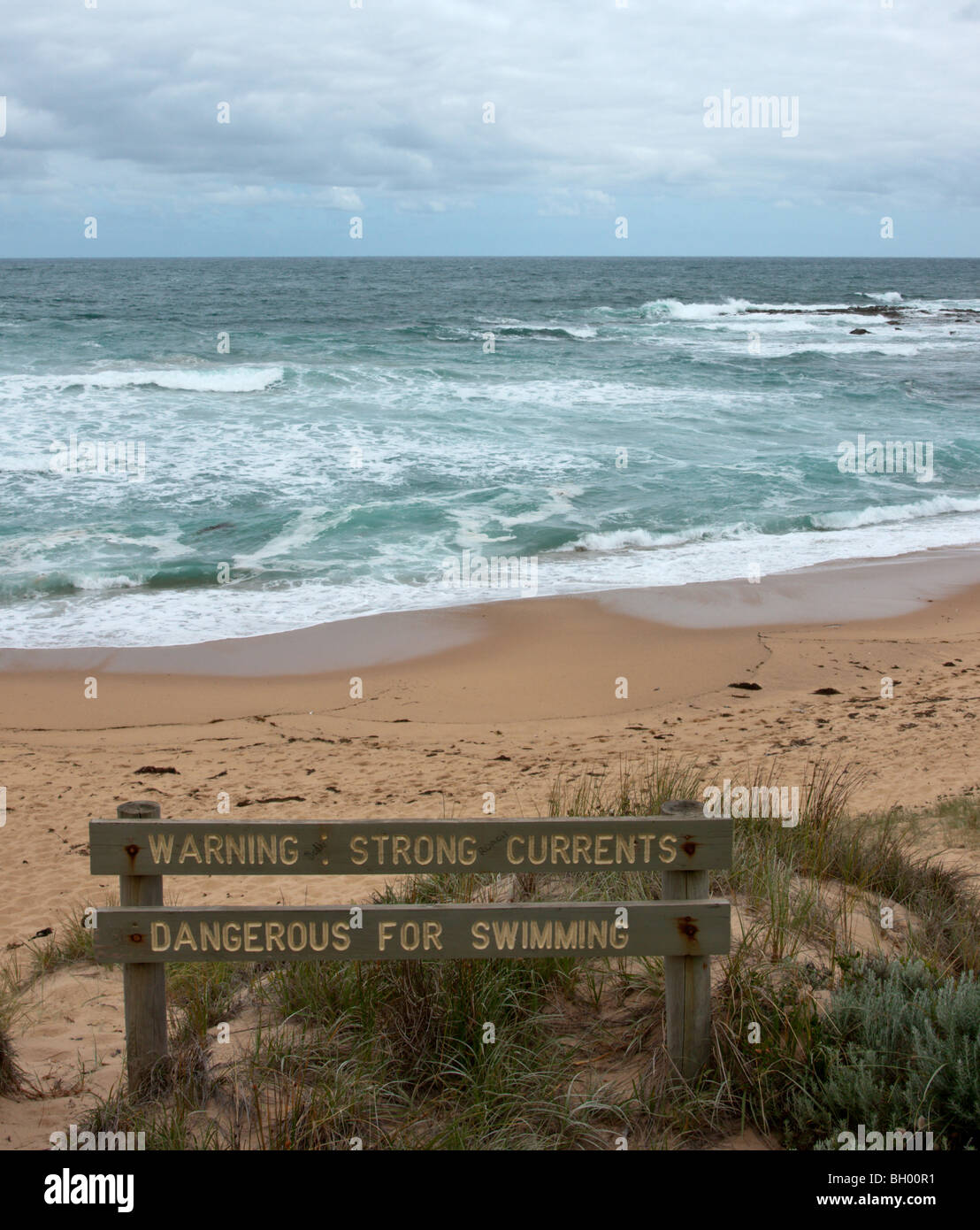 Surf warning sign hi-res stock photography and images - Alamy
