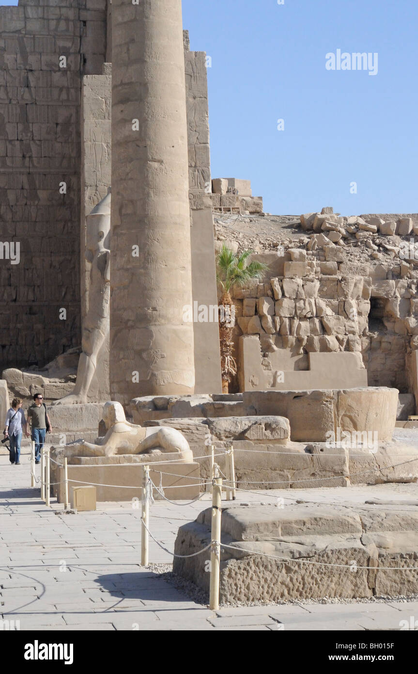 The Ancient Temple Complex of Karnak near Luxor in the Nile Valley in ...