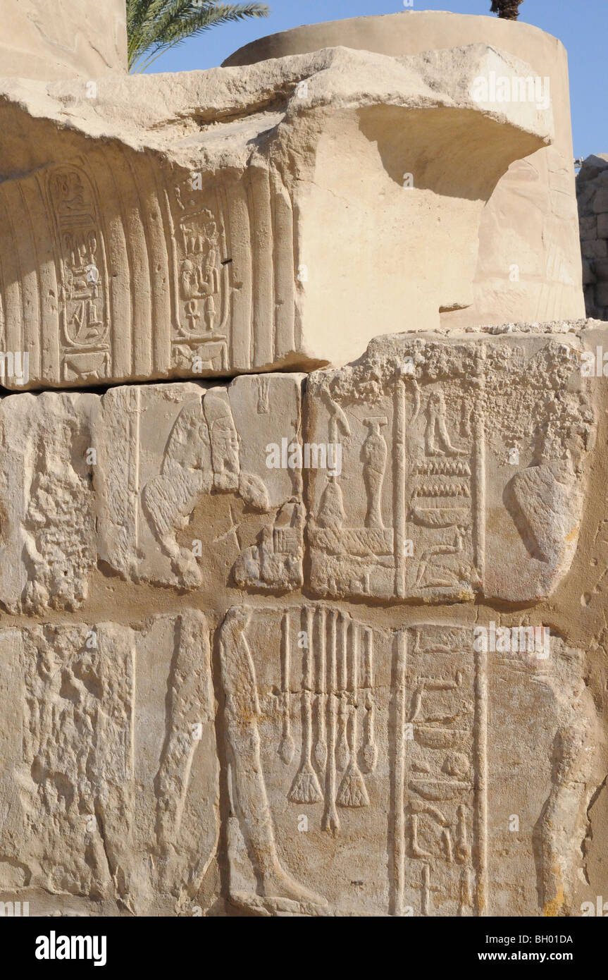 The Ancient Temple Complex of Karnak near Luxor in the Nile Valley in ...