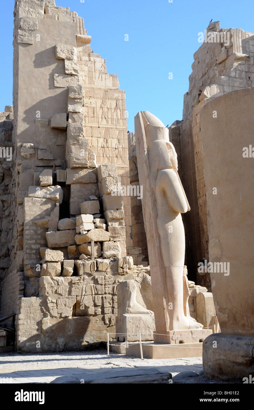 The Ancient Temple Complex of Karnak near Luxor in the Nile Valley in ...