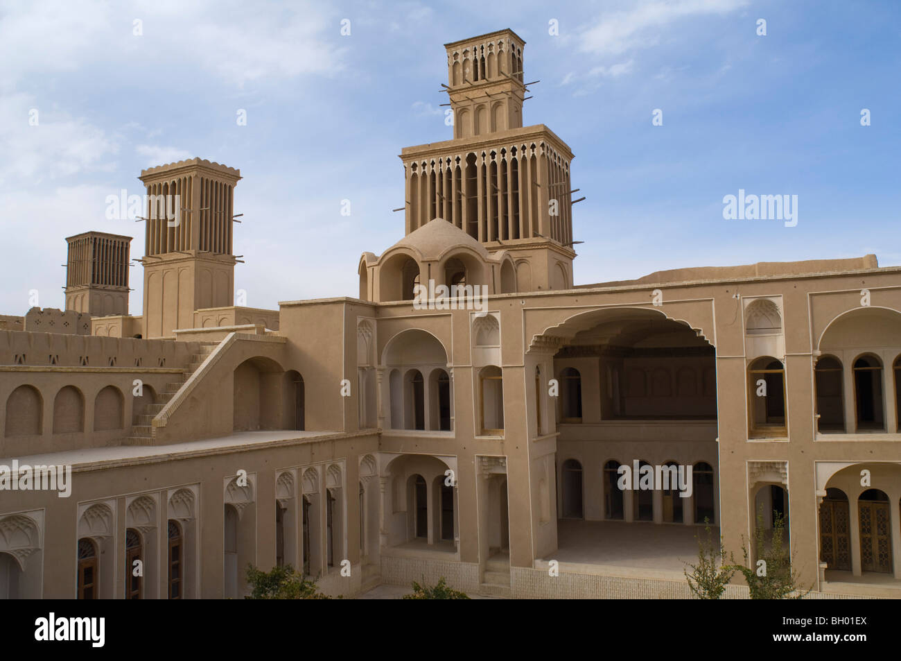 IRAN ,windcatcher Badgir Abarkuh Historic house Stock Photo - Alamy