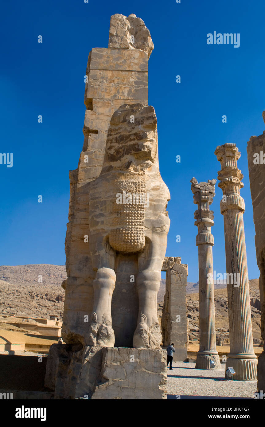 IRAN, Persepolis , Takht-e Jamshid ,The ceremonial capital of the ...