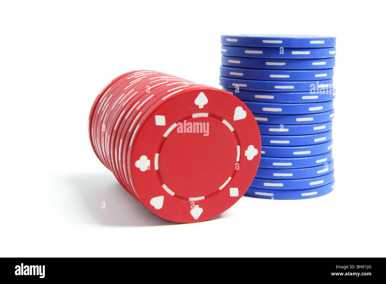 Stacks of Poker Chips Stock Photo - Alamy