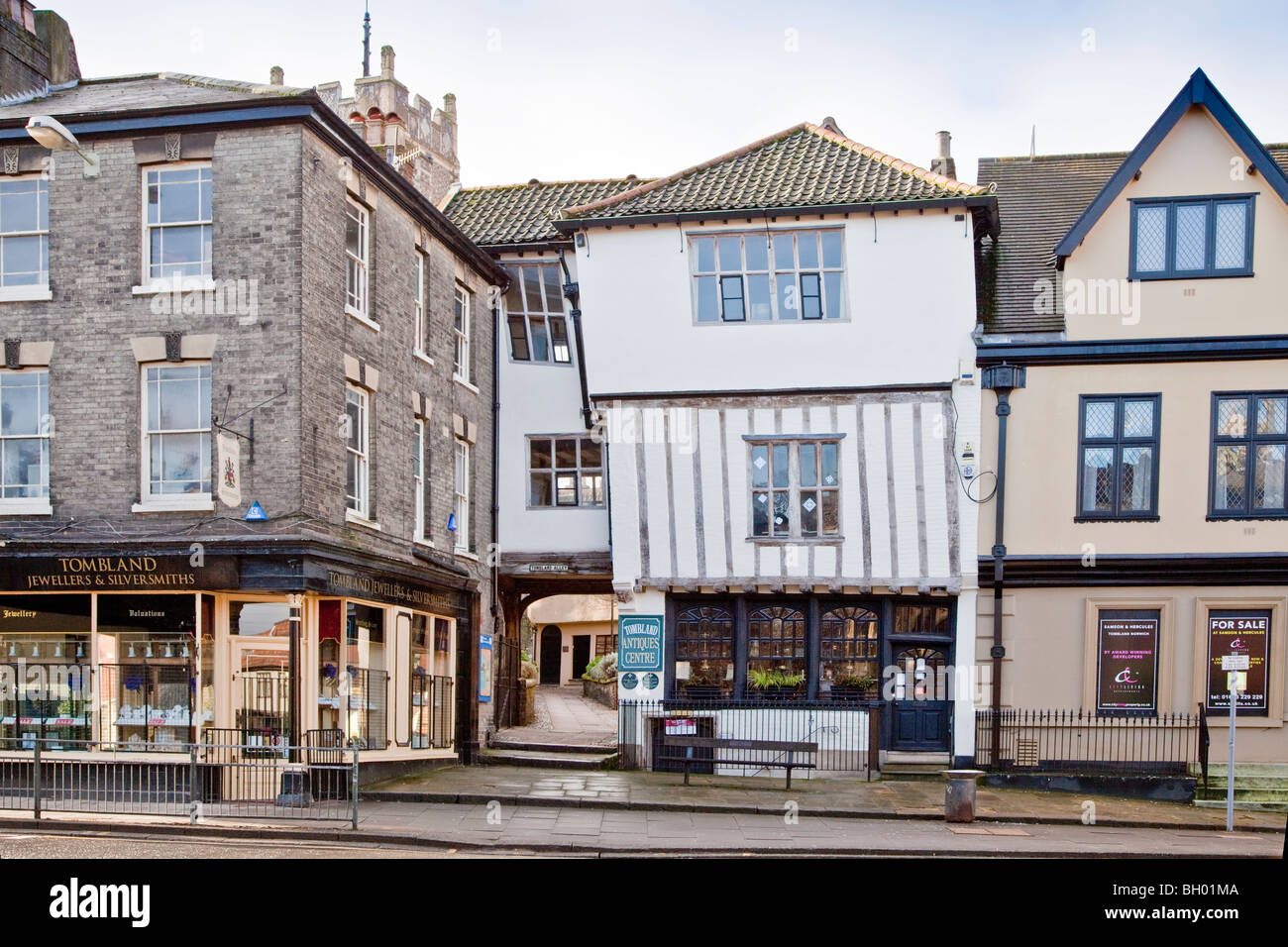 Augustine Steward House on Tombland, Norwich, Norfolk, UK Stock Photo ...