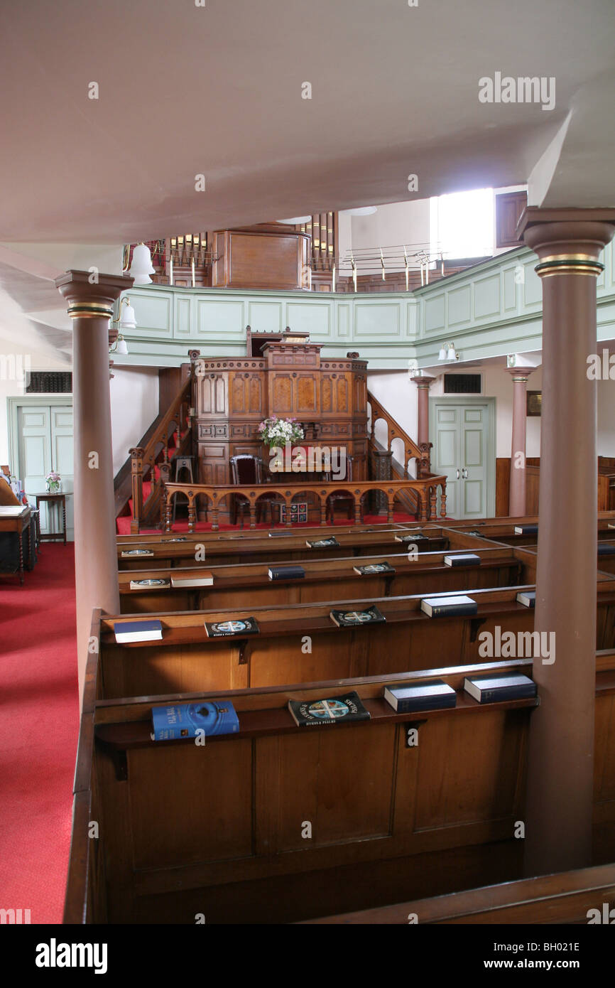 The Octagonal Methodist Chapel at Heptonstall, West Yorkshire UK, with ...