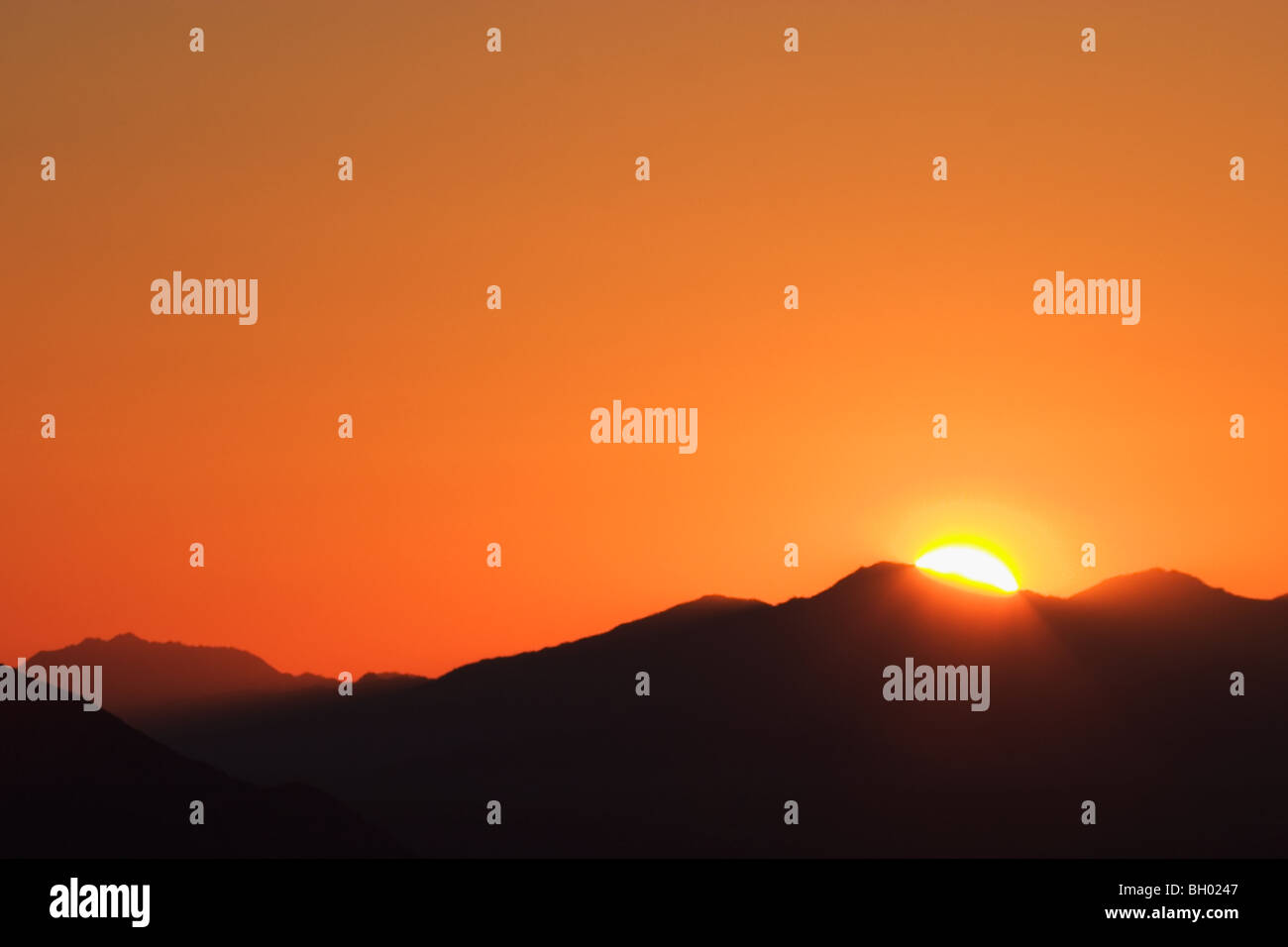 Sunrise showing the early morning sky Stock Photo - Alamy