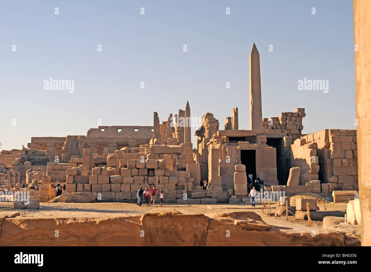 The Ancient Temple Complex of Karnak near Luxor in the Nile Valley in ...