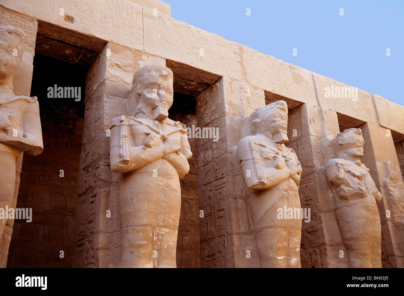 The Ramesseum in the Ancient Temple Complex of Karnak near Luxor in the ...