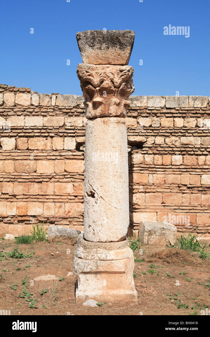 Umayyad period ruins, Aanjar, Bekka Valley, Lebanon, Middle East Stock ...