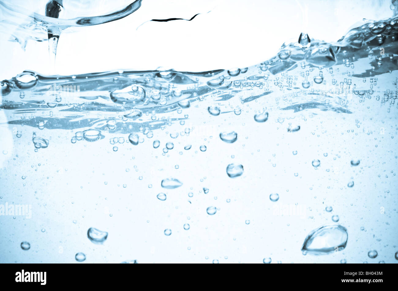 Beautiful splashes a clean water Stock Photo - Alamy