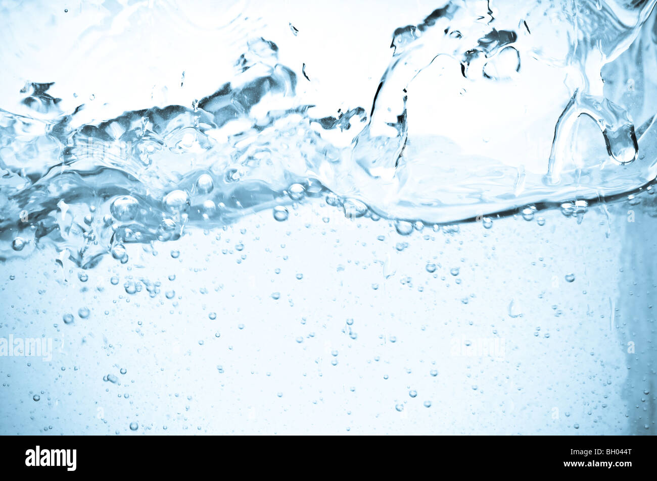Beautiful splashes a clean water Stock Photo - Alamy
