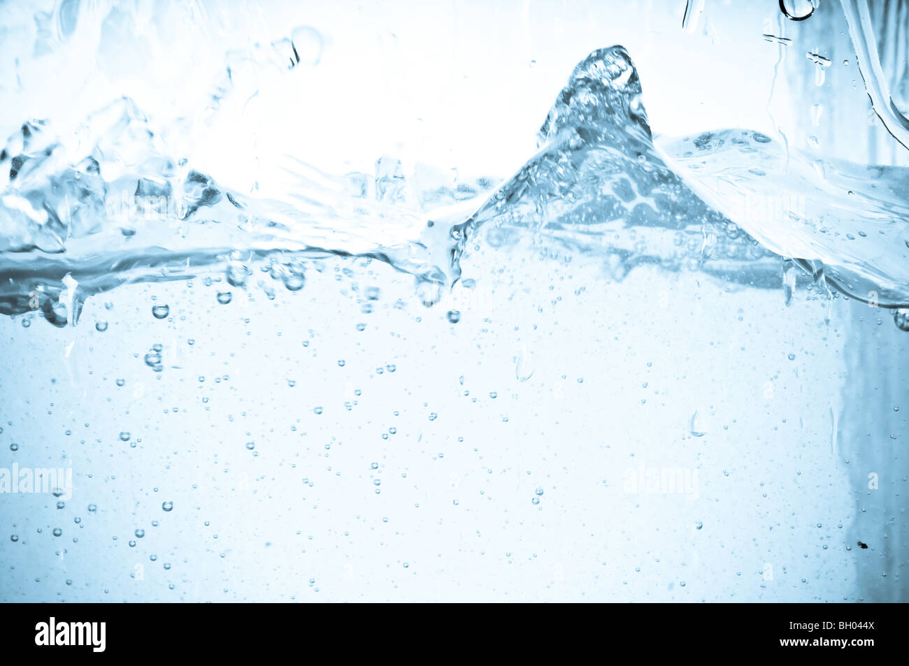 Beautiful splashes a clean water Stock Photo - Alamy