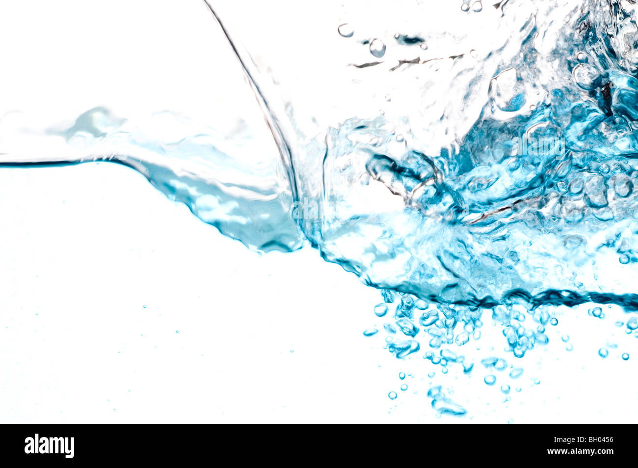Beautiful splashes a clean water Stock Photo - Alamy