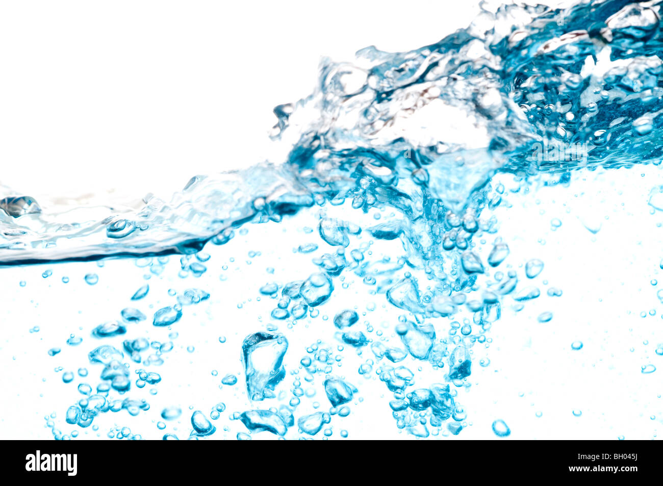 Beautiful splashes a clean water Stock Photo - Alamy