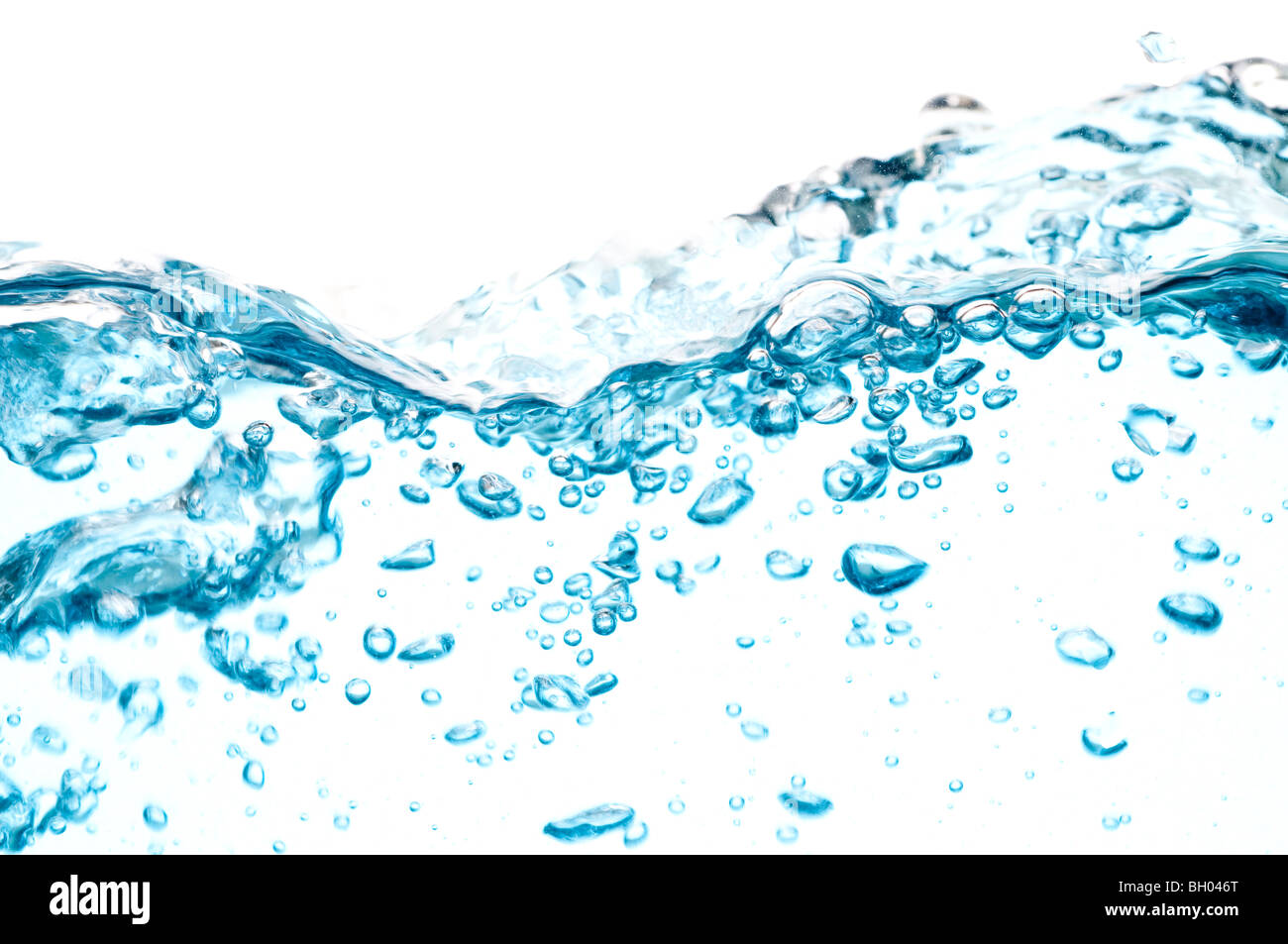 Beautiful splashes a clean water Stock Photo - Alamy