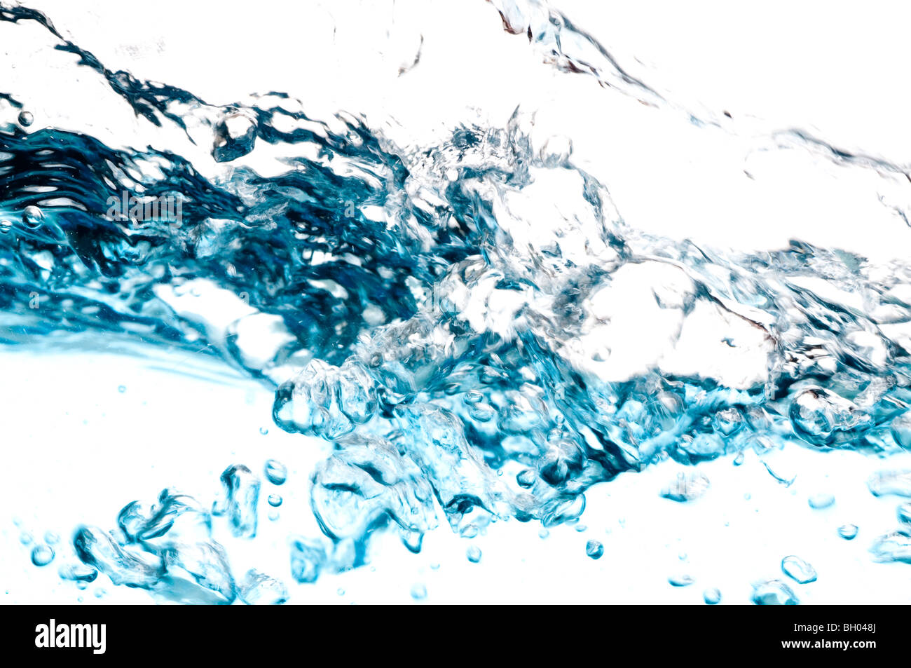 Beautiful splashes a clean water Stock Photo - Alamy