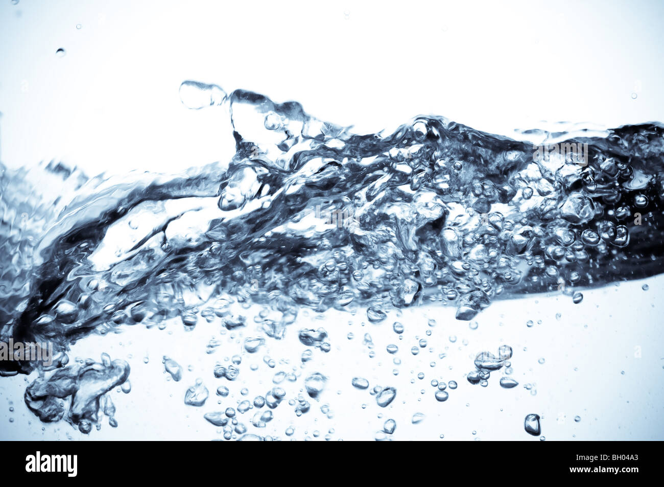 Beautiful splashes a clean water Stock Photo - Alamy