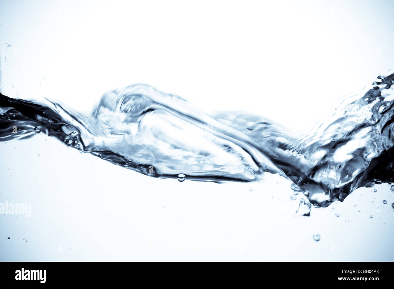 Beautiful splashes a clean water Stock Photo - Alamy
